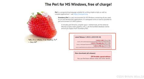 perl 安装与配置 perl安装 csdn博客
