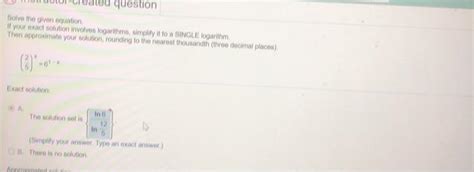 solved question solve the given quation if your exact