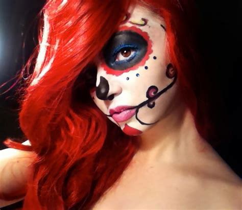 Halloween Mexican Sugar Skull Makeup Tutorial