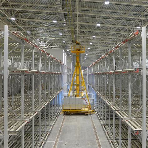 Automatic Picking Pallet Rack Warehouse Stacker Crane Automated Storage Retrieval Racking System