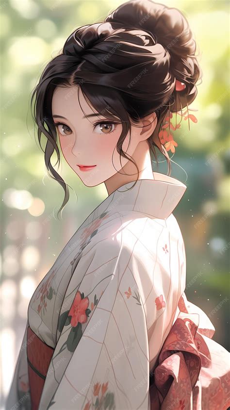 Premium Photo Handdrawn Cartoon Beautiful Illustration Of Japanese