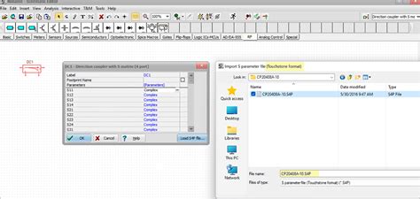 Rf Components With S Parameter Models