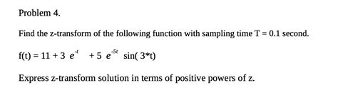 Solved Problem 3 1 Determine The Convolution Of The Chegg Com