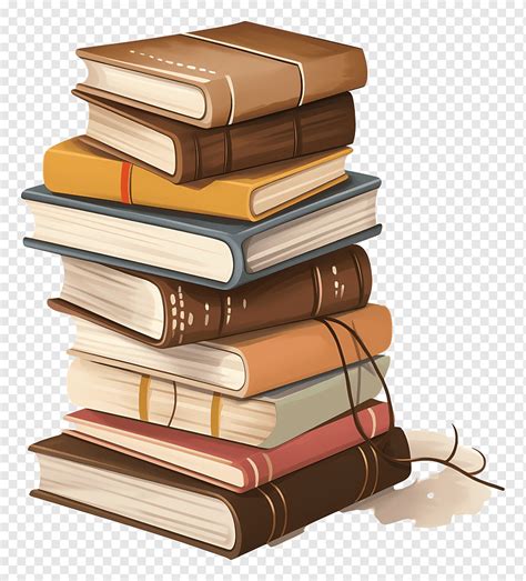 Stack Of Old Worn Books Png Pngwing