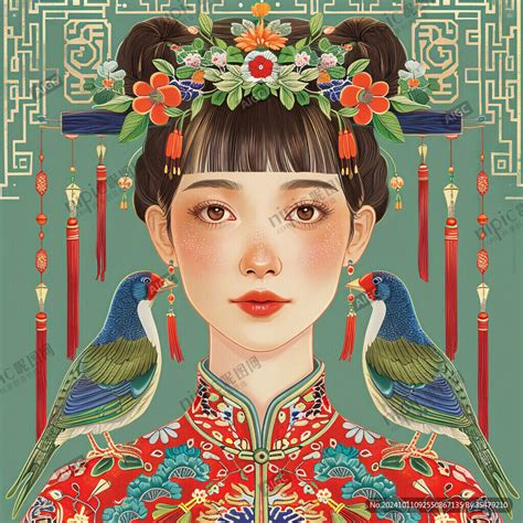 ai创作图手绘国潮贵妃插画 国潮贵妃插画 清宫美人插画 美容国潮图 婚庆国潮人物 女性国潮插画 国风女性头像 清宫美女插画 国潮美女插画 清朝