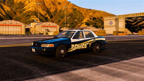 [els] The Flash Ccpd Crown Victoria Police Car From The Tv Series Gta5