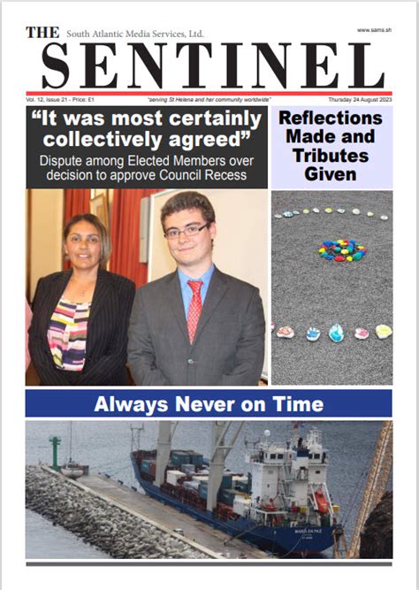 the sentinel issue 21 vol 12 south atlantic media services