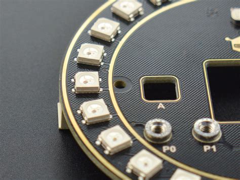 Micro Bit Circular RGB LED Expansion Board Kiwi Electronics