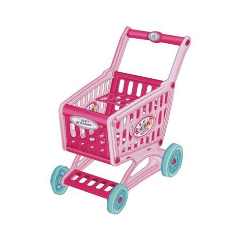 სუპერმარკეტის ეტლი ხილი და ბოსტნეული