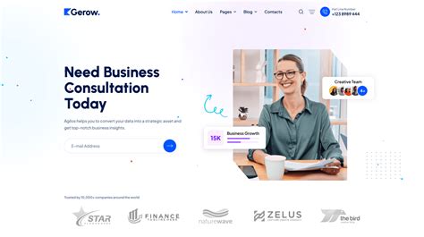 Gerow Multi Purpose Business Consulting Botble Theme