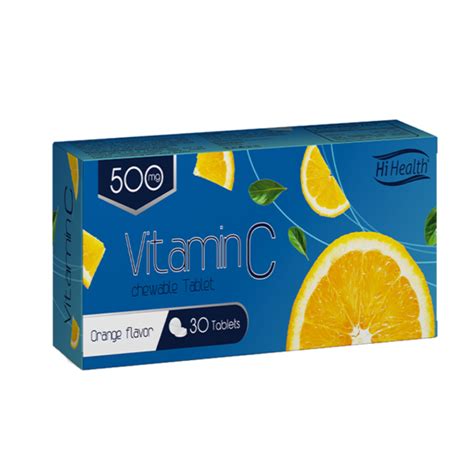 قرص جویدنی ویتامین C500 های هلث