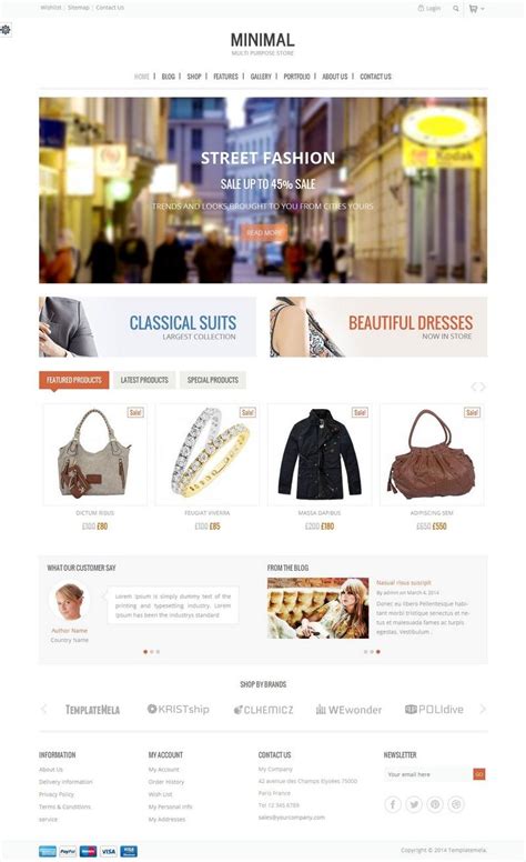 Minimal Responsive WordPress MultiPurpose WooCommerce Theme Premium Wordpress Themes