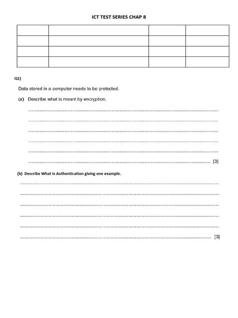 Ict Theory Chap 8 Test Qp Pdf