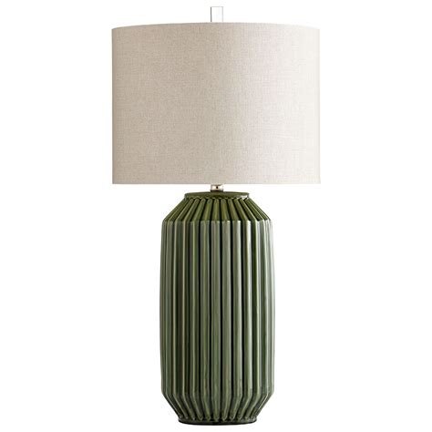 Cyan Designs Allison 34 Inch Table Lamp Allison 06609 Transitional Green Table Lamp