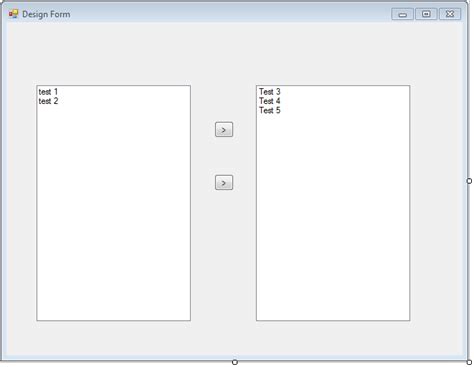 Populating A Listbox From Sql Support Center