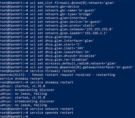 is it possible to configure opennds with wlan0 only page 2 network