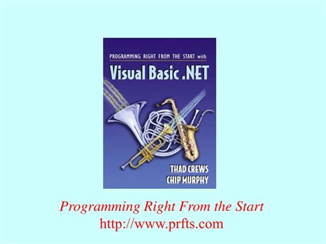 Ppt Programming Logic And Visual Basic Net Powerpoint Presentation