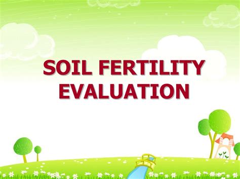 SOLUTION 4 Soil Fertility Evaluation Studypool