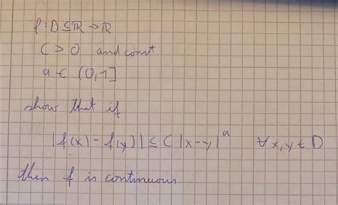 Solved Fd⊆r→r C0 And Contt A∈01 Show That If