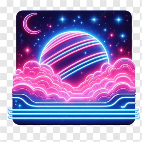 3d 파란색 네온 조명 주기로 만드는 달과 구름 사진 3d 파란색 네온 불빛으로 만든 달과 구름 사진 사이클 사진 달 Png 일러스트 및 이미지 에 대한 무료 다운로드