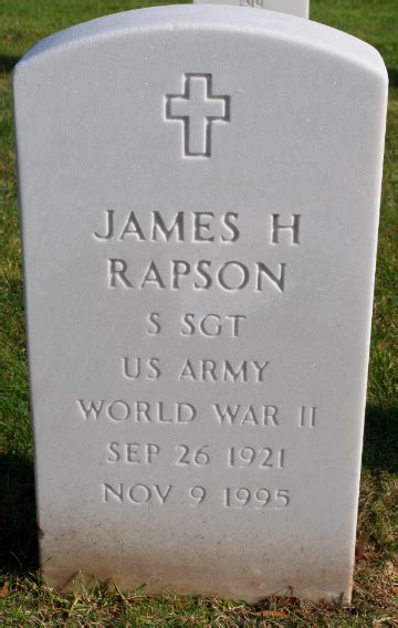 James Howard Rapson 1921 1995 Memorial Find A Grave