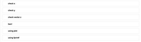 This Question Is About Least Squares Fitting I