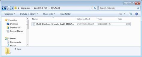 Configuring Granular Settings For A Database Level Audit Database Journal