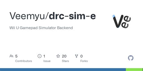github veemyu drc sim e wii u gamepad simulator backend