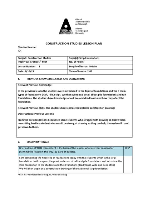 Cs Lesson Plan 3 Pdf Teachers Knowledge