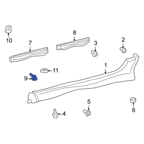 Toyota Oe 9015960477 Wheel Arch Molding Screw