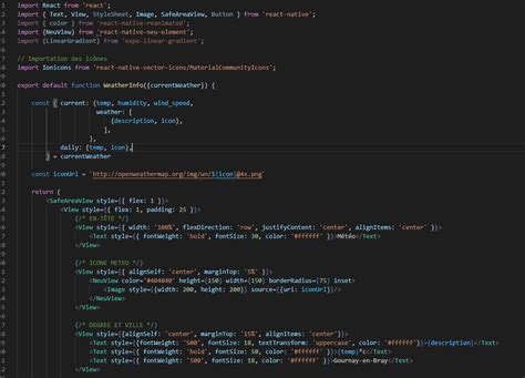 Javascript React Native Openweathermap Declaration With The Same