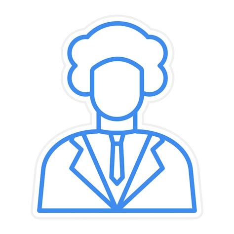 Premium Vector Judge Vector Illustration