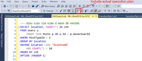 Hành trình đếm sao Execution plan là gì và đọc hiểu như thế nào QUẢN TRỊ CƠ SỞ DỮ LIỆU