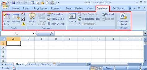 Everyday Solutions Microsoft Office Excel 2007 Display Macros Tab