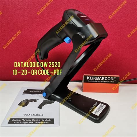 Jual Barcode Scanner Datalogic Imager 2d 1d Qw2520 Qw 2520 Quickscan Usb Stand Shopee