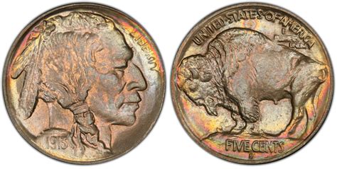1913 S 5c T 1 2 Feathers Fs 401 Regular Strike Buffalo Nickel