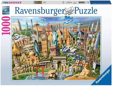 Ravensburger Puzzle 1000El. Światowe Zabytki - Ceny i opinie - Ceneo.pl