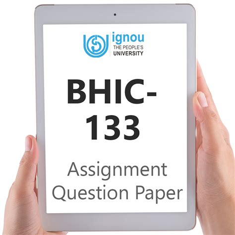 Ignou Bhic 133 Assignment Question Paper Free Download 2023 24