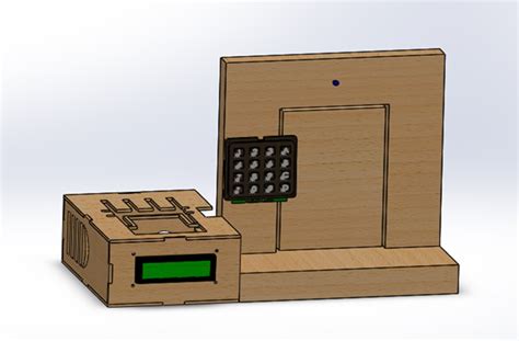 sistem kunci pintu otomatis berbasis keypad 4x4 matrix menara ilmu otomasi sv ugm