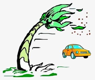 Tree Blowing In The Wind Clipart Image Royalty Free HD Png Download Kindpng