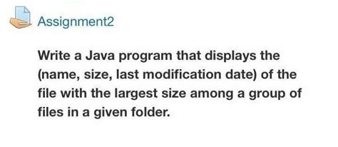 solved assignment2 write a java program that displays the