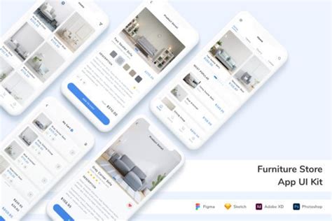 Furniture Store App Ui Kit Graphic By Betush · Creative Fabrica
