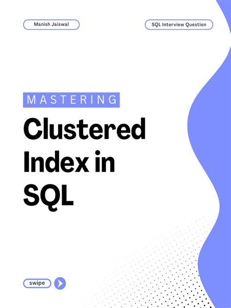 Clustered Index Pdf Database Index Data Management Software