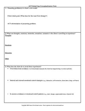 Gehart Chapter 2 Case Conceptualization Form Fill Online Printable Fillable Blank PdfFiller