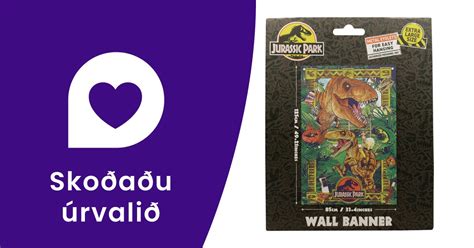Jurassic Park Wall Banner Vöruleit Jáis