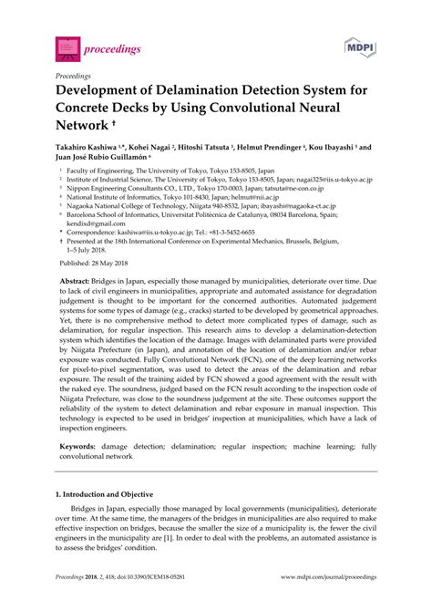 Pdf Development Of Delamination Detection System For Concrete Decks By Using Convolutional