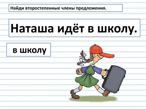 Второстепенные члены предложения 2 класс презентация онлайн
