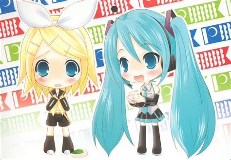 Safebooru Hatsune Miku Kagamine Rin Tagme Vocaloid 27311