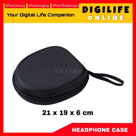 Jual Case Headphone EVA Casing Kotak Tempat Wadah Universal Headset Shopee Indonesia