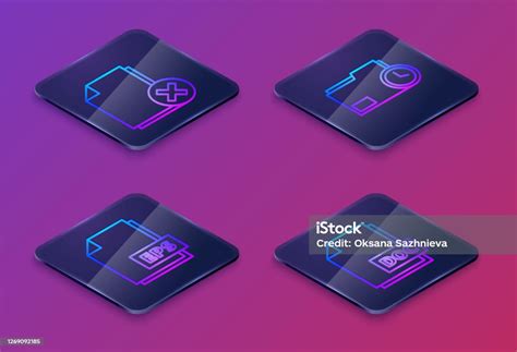 설정 등자극성 줄 파일 문서 Eps 파일 문서 시계 및 Doc 파일 문서 문서 폴더를 설정합니다 파란색 정사각형 버튼 벡터 0명에 대한 스톡 벡터 아트 및 기타 이미지